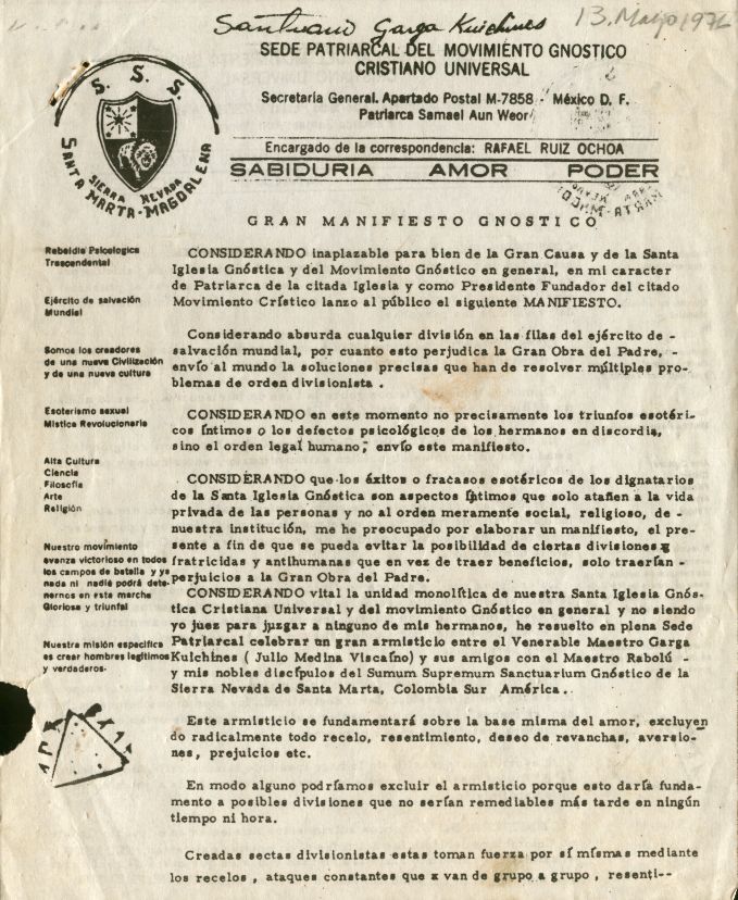 Biblioteca Gnóstica Internacional – Gnosis Internacional